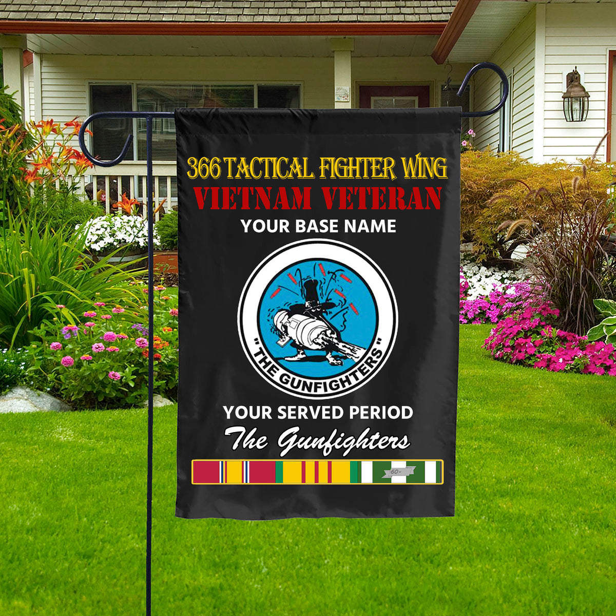 366 TACTICAL FIGHTER WING DOUBLE-SIDED PRINTED 12"x18" GARDEN FLAG ...