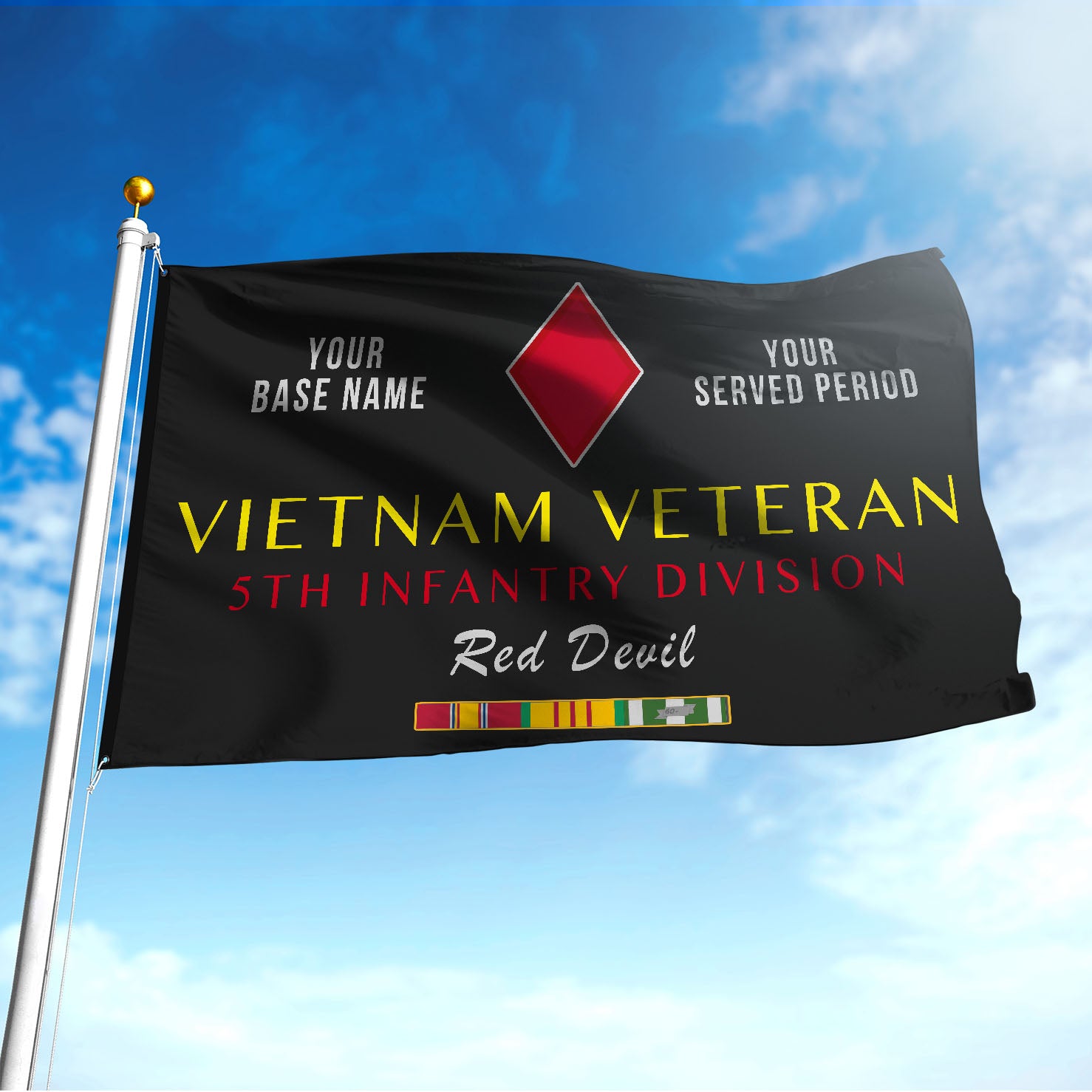 5TH INFANTRY DIVISION - Double Sided 30"x40" Flag – Rotzila