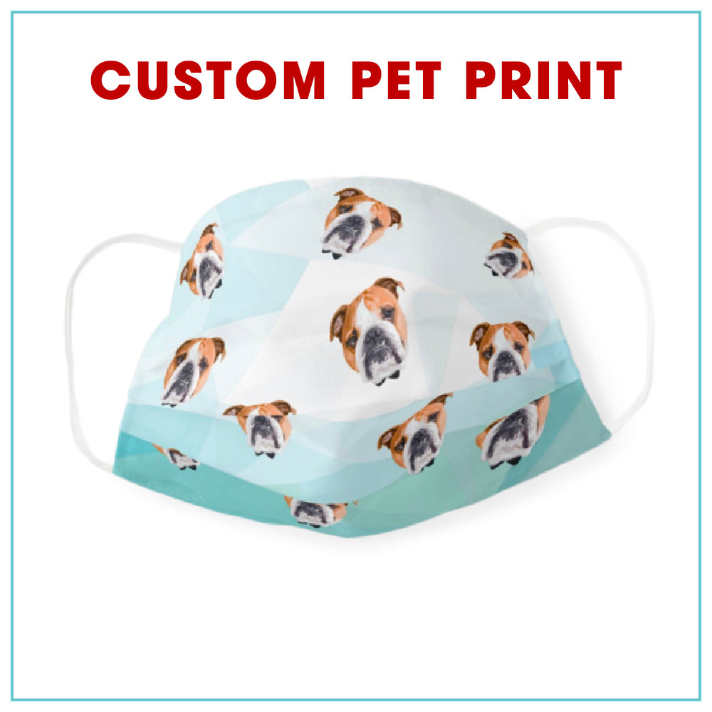 Custom Pet Print - Cloth Face Mask 1 pcs, 3 pcs, 6 pcs, 10 pcs – Rotzila