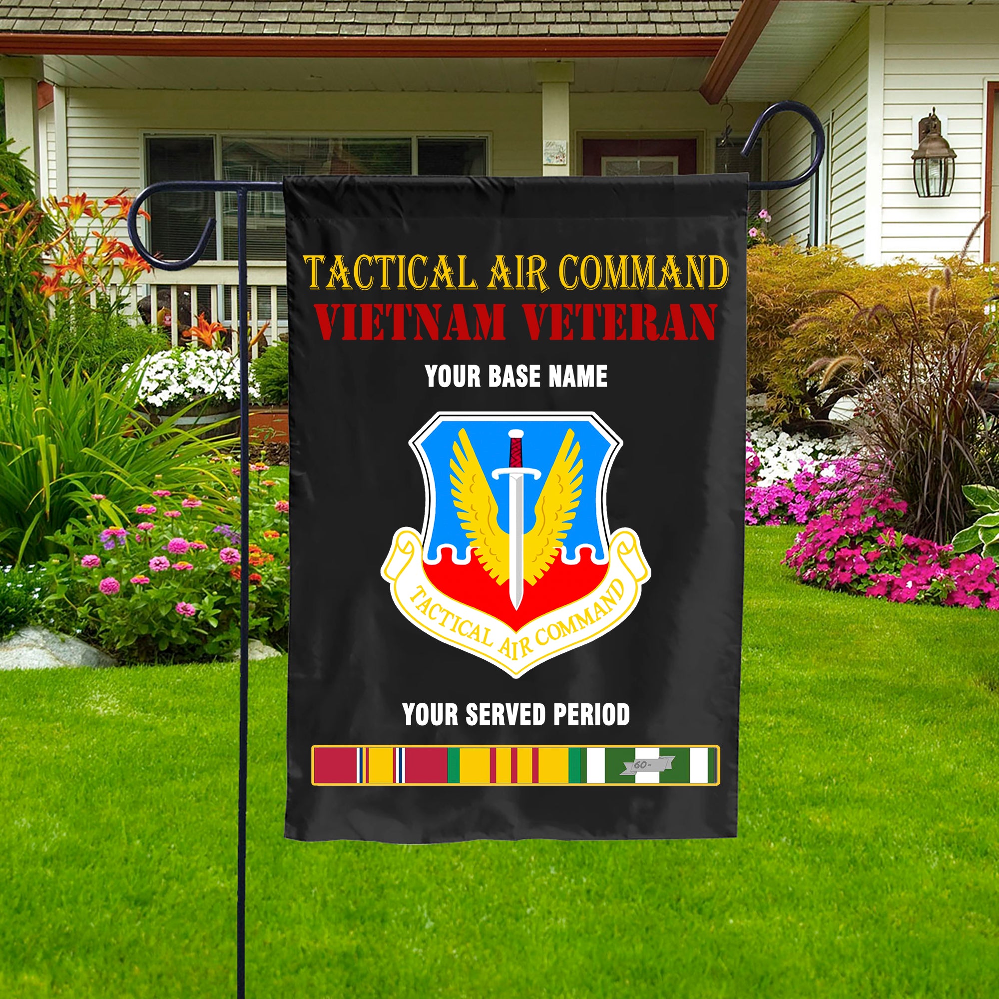 TACTICAL AIR COMMAND DOUBLE-SIDED PRINTED 12"x18" GARDEN FLAG – Rotzila