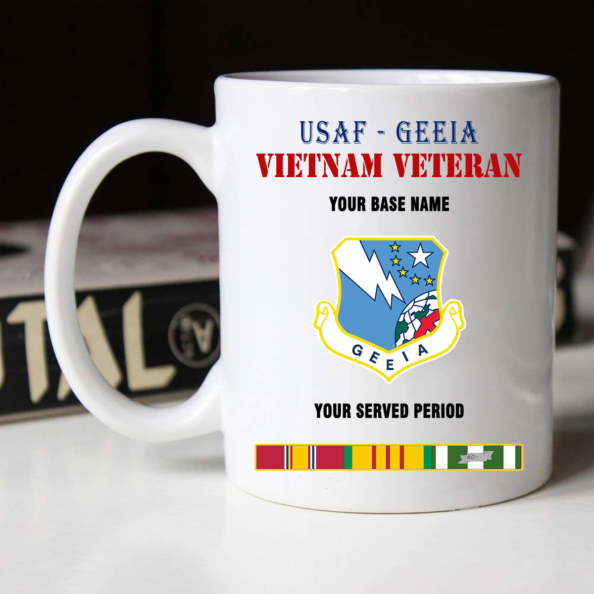 USAF GEEIA BLACK WHITE 11oz 15oz COFFEE MUG – Rotzila