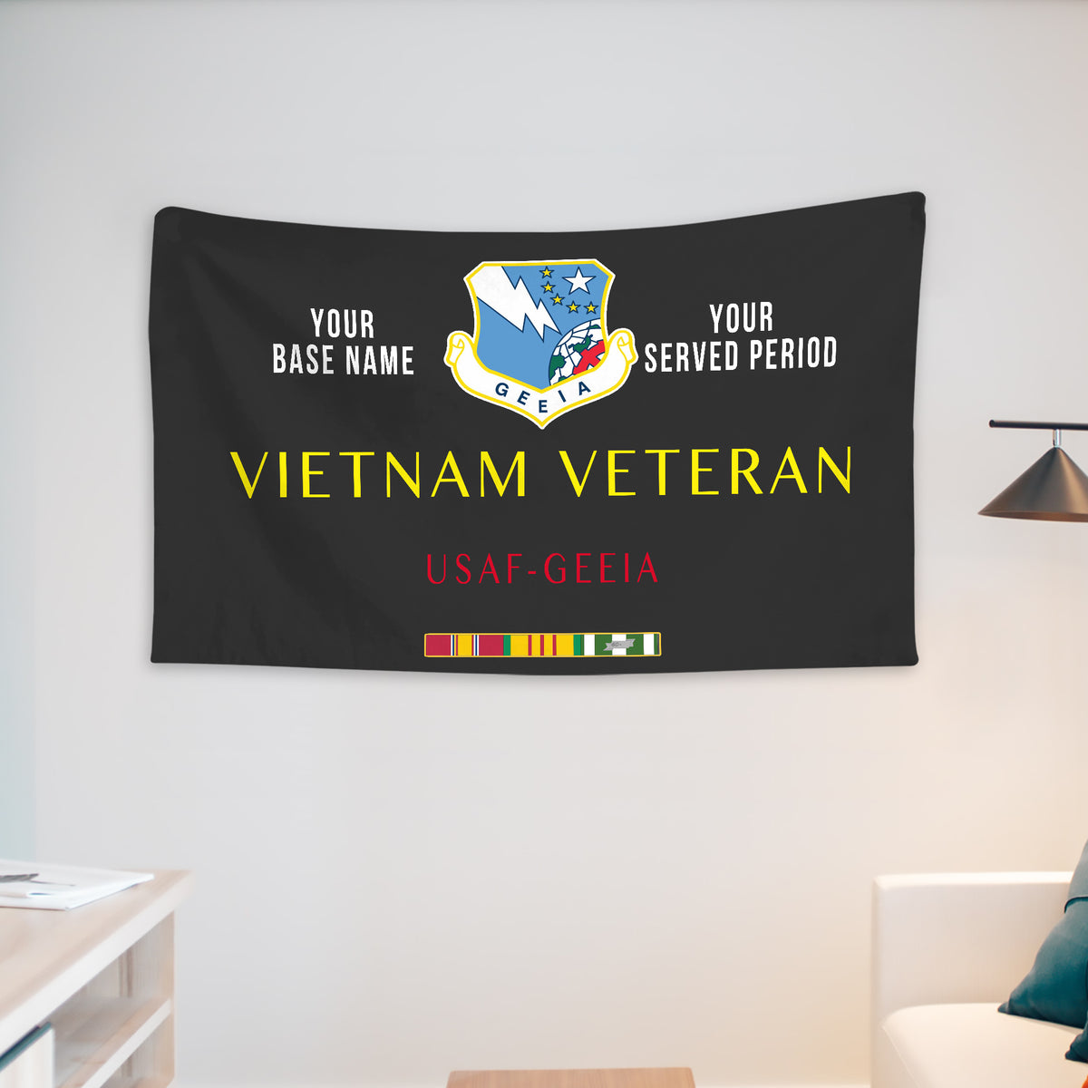 USAF GEEIA WALL FLAG VERTICAL HORIZONTAL 36 x 60 INCHES WALL FLAG – Rotzila